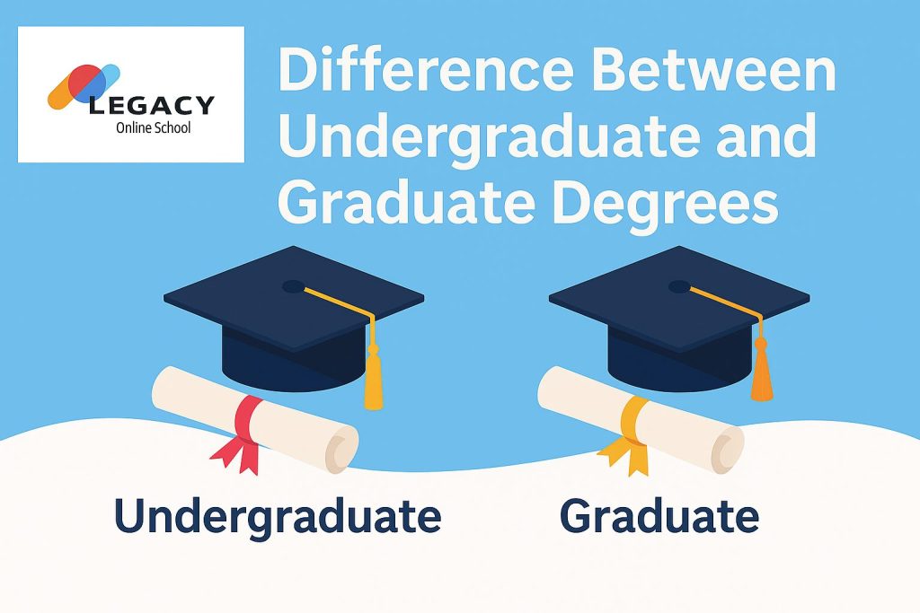 Graduate Degree and Undergraduate Degree: Key Differences